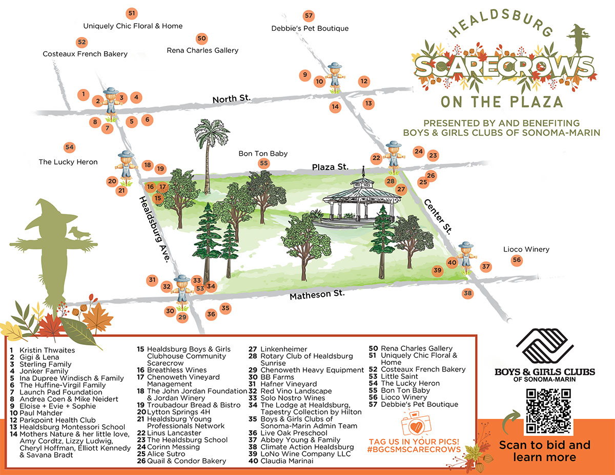 They’re Back! Scarecrows on the Plaza | Healdsburg Tribune | Local News ...